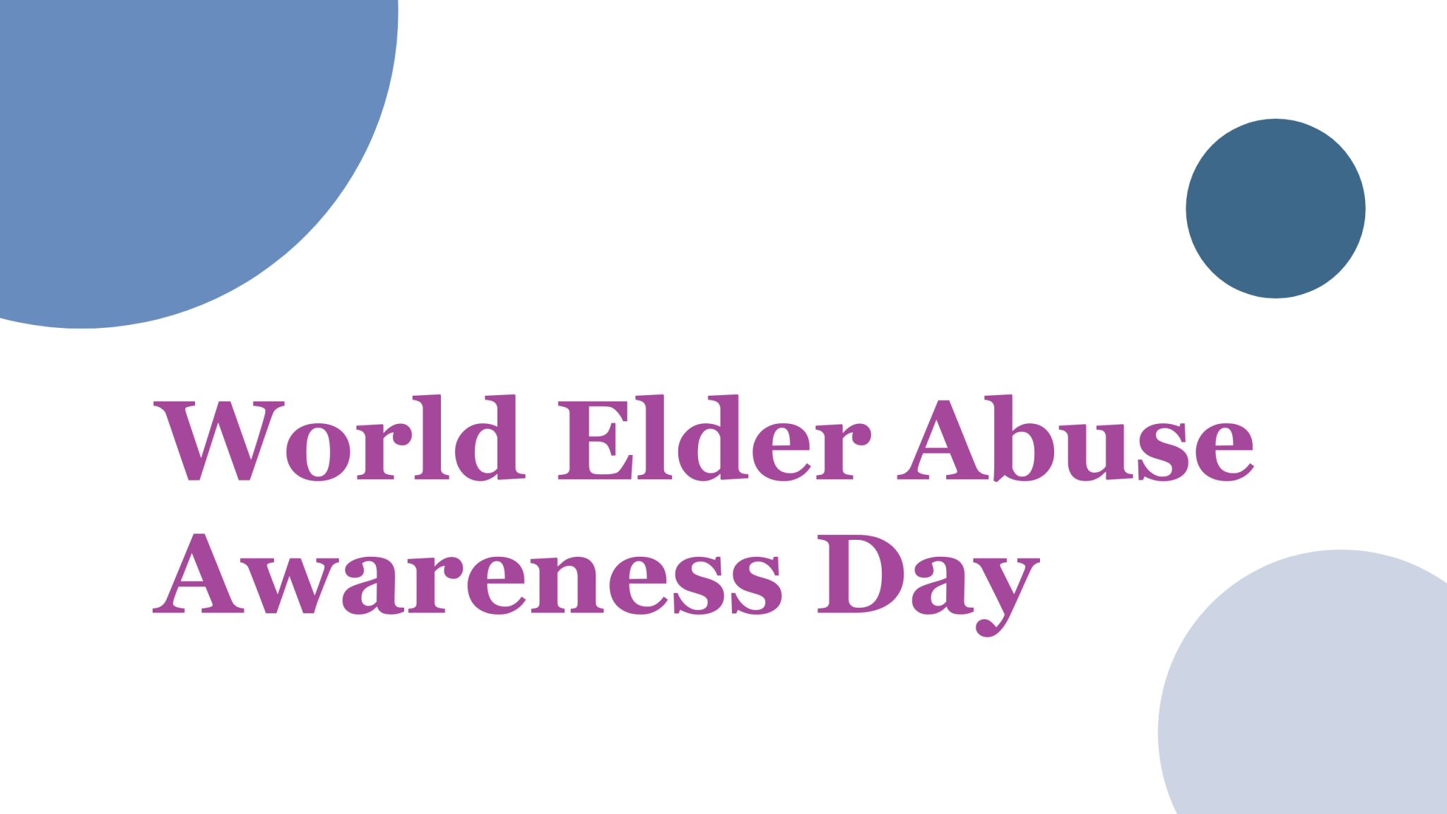 World Elder Abuse Awareness Day 2020 - Sexual Assault Centre Of Edmonton